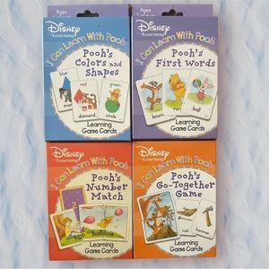 Disney | Toys | Disney Pooh Learning Cards | Poshmark